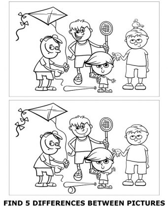 can you spot 5 differences between these 2 pictures?